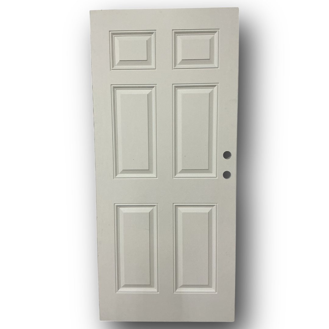 50576 6-Panel Fire Rated Exterior Door 35.75"W x 79"H - Bud's Warehouse