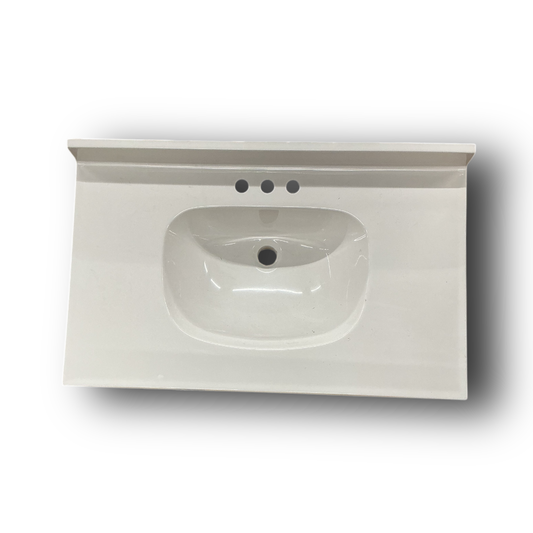 50613 Cultured Marble Sink 30-inch Wide - Bud's Warehouse