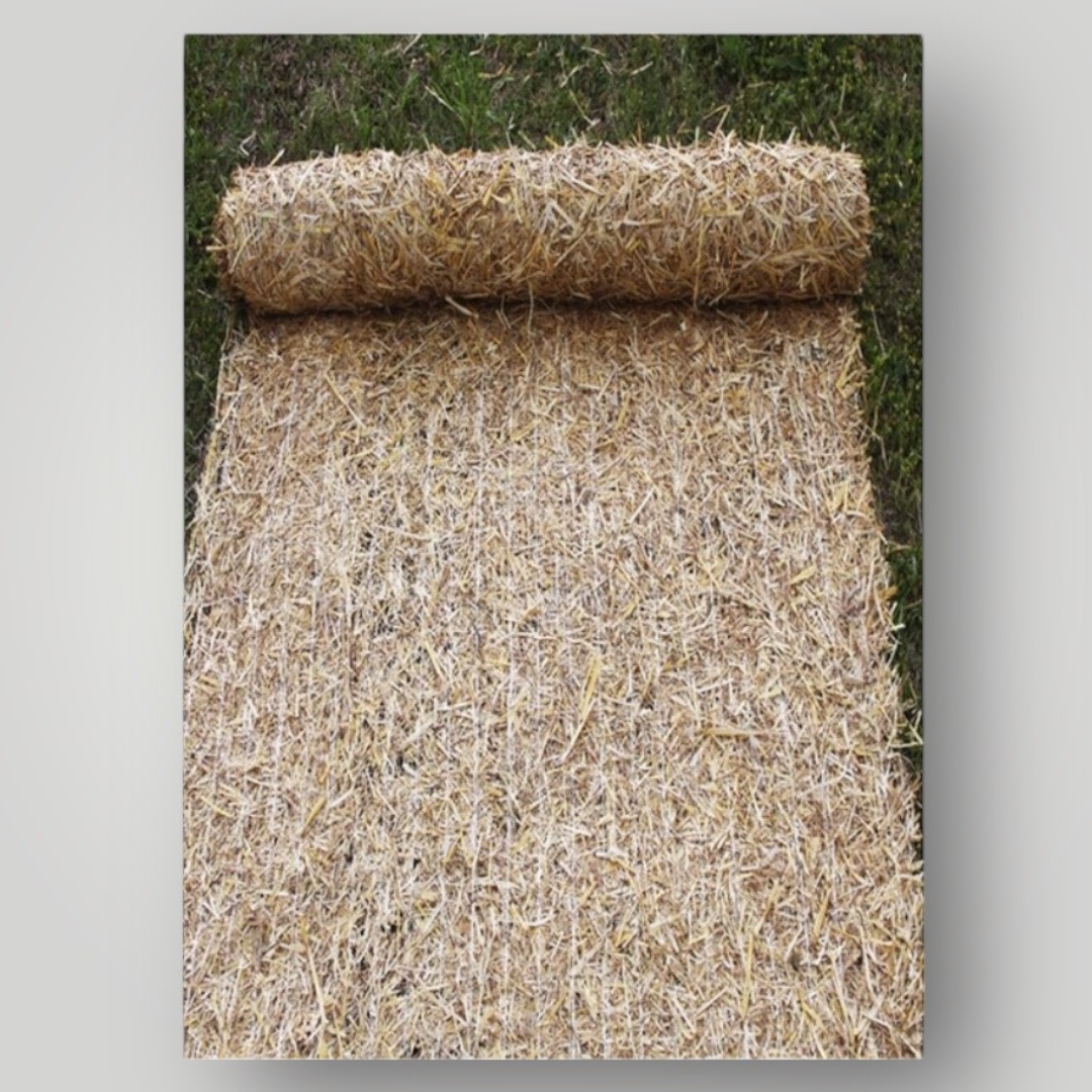 50671 Roll of Straw Seed Blanket 50'L x 4'W - Bud's Warehouse
