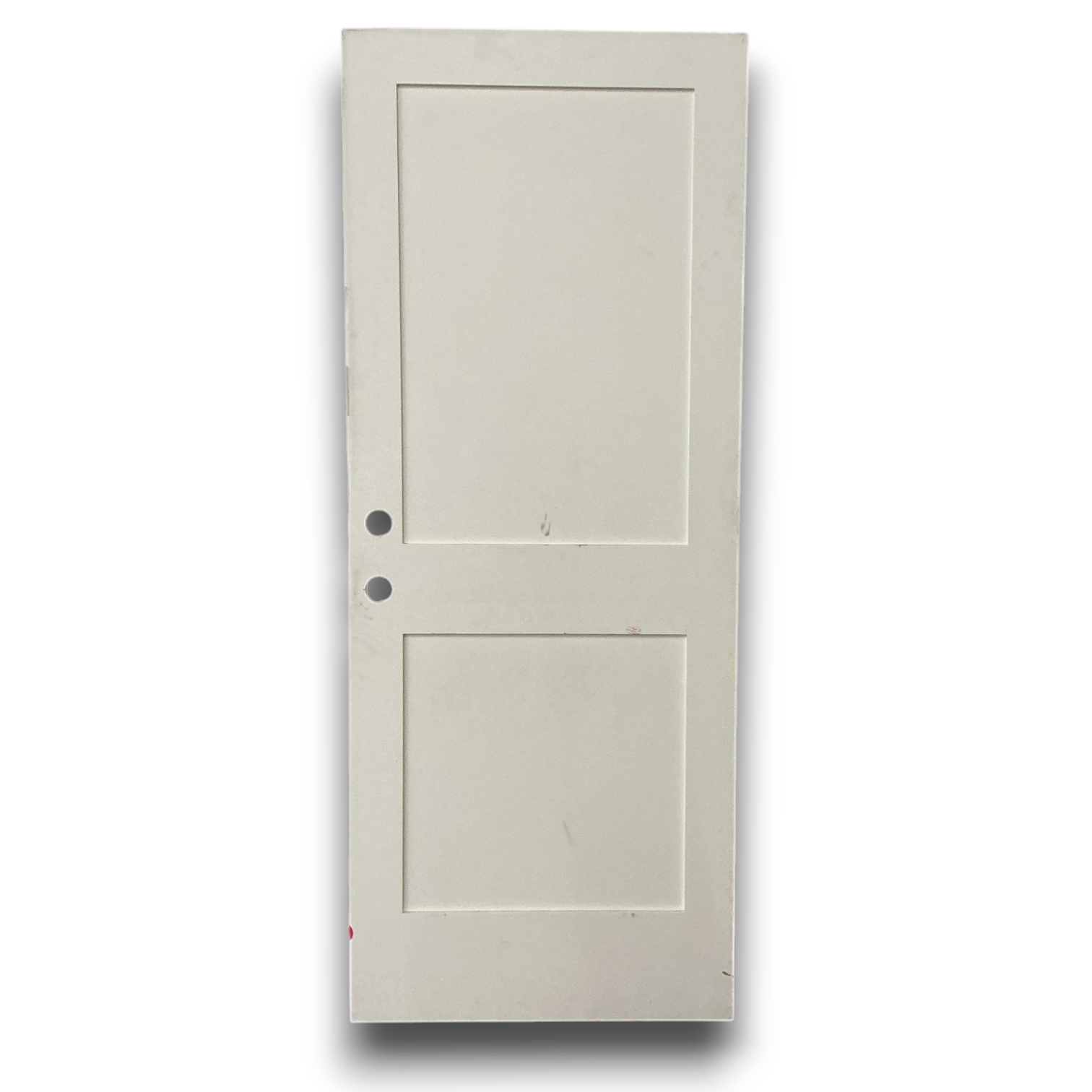 54125 32 X 80 White Solid Exterior Door 2 Panel Design - Bud's Warehouse