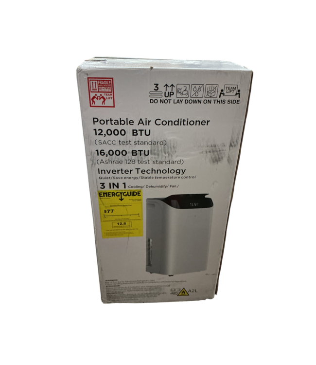 54329 White Portable Air Conditioner - Buds Warehouse