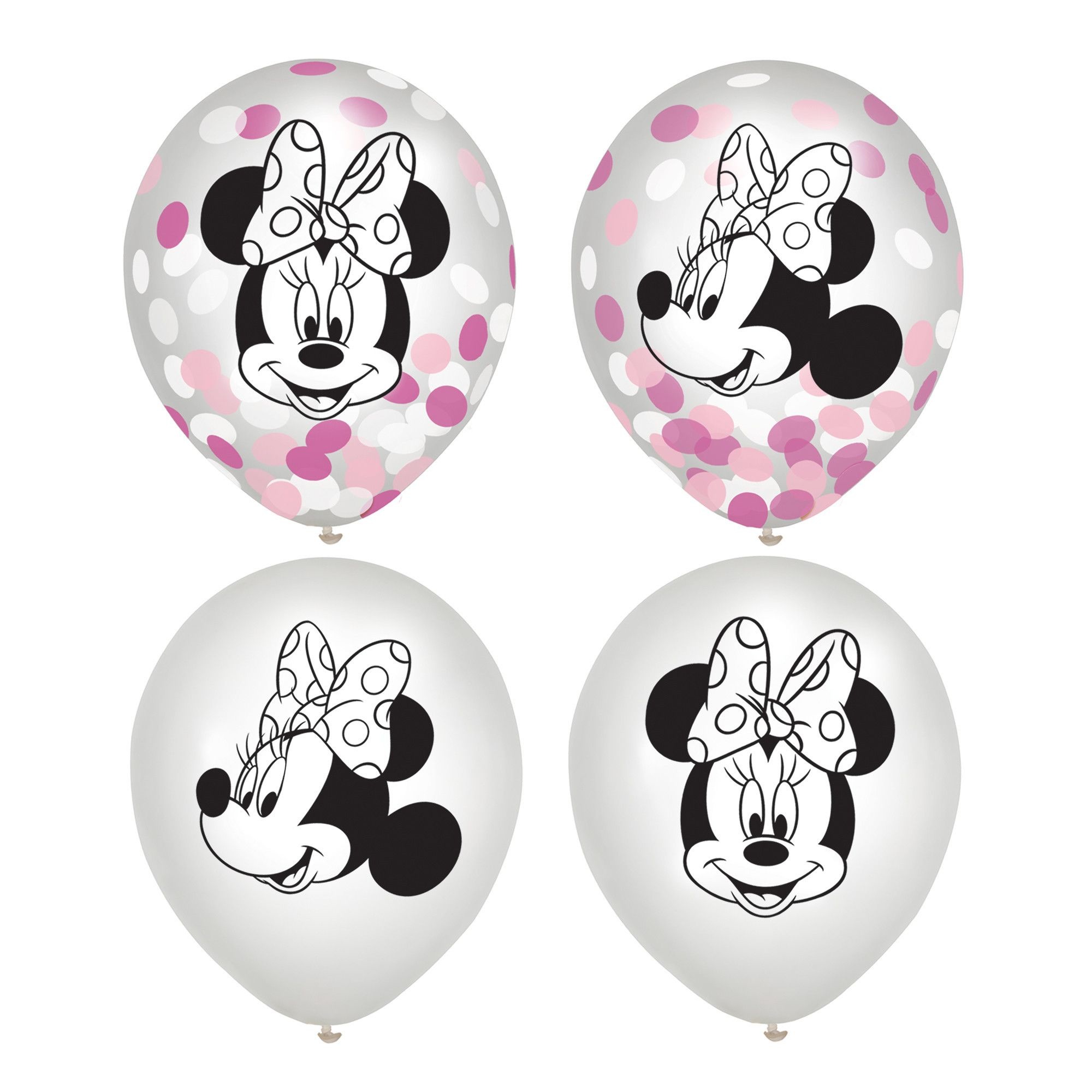 Minnie Mouse Confetti Balloon - Valentina's Party World - Dulceria ...