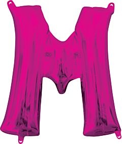 33" Letter M Pink - Valentina's Party World - Dulceria Importaciones ...