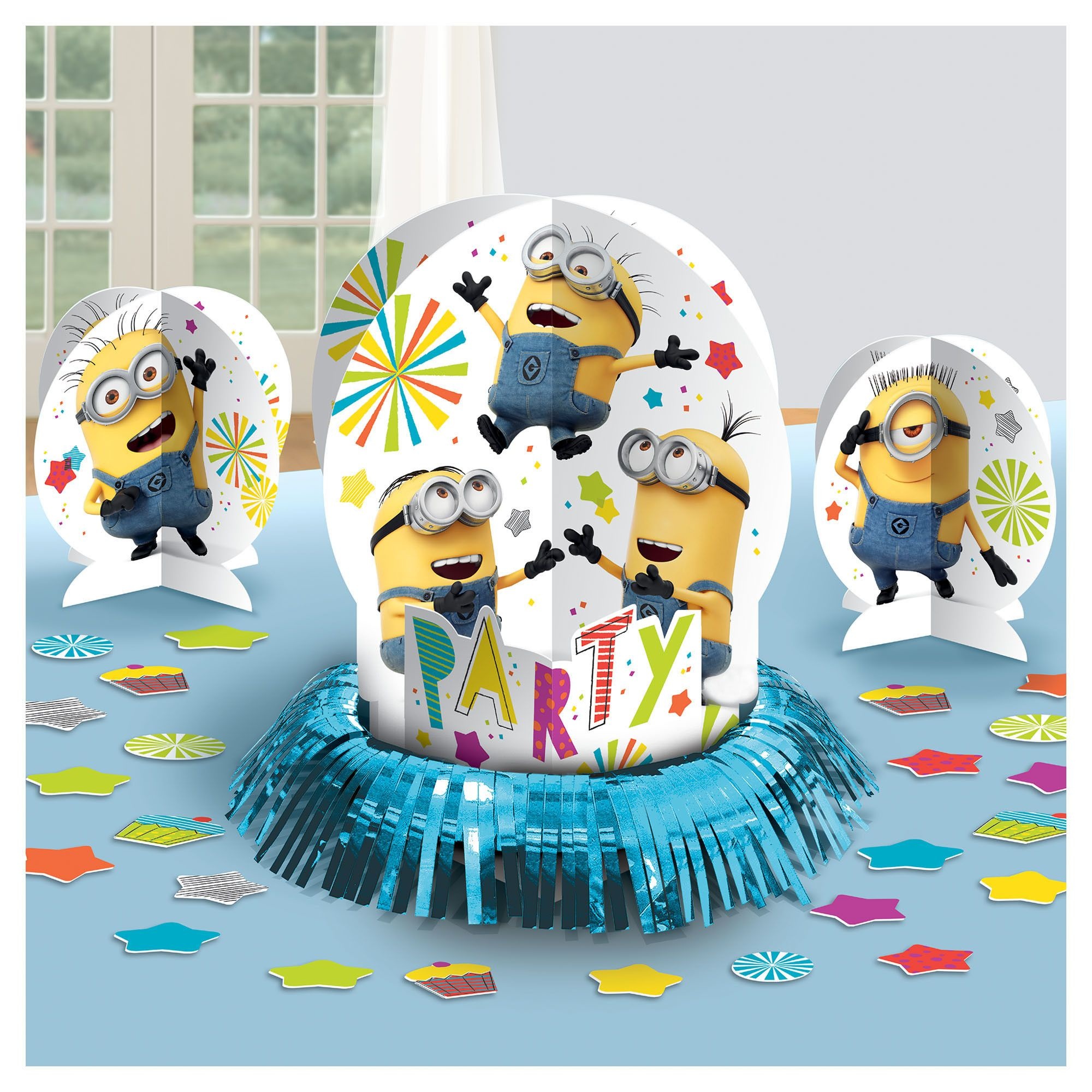 Minions table decorating kit - Valentina's Party World - Dulceria ...