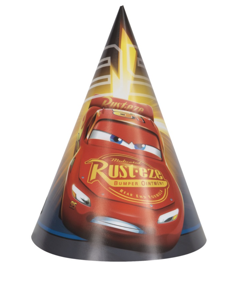 Cars 3 Party Hats - Valentina's Party World - Dulceria Importaciones ...