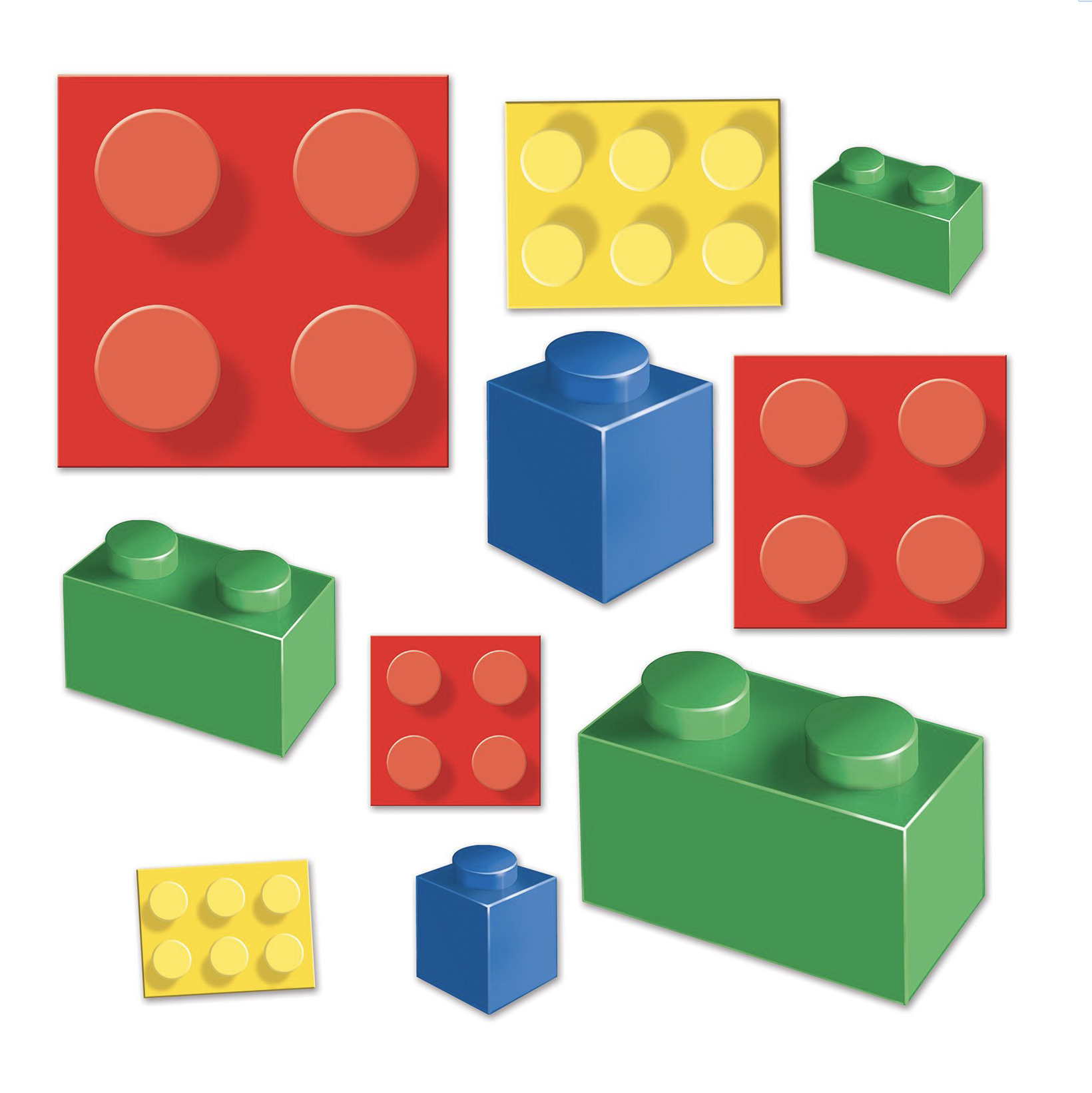 Building Blocks Cutouts 20ct - Valentina's Party World - Dulceria ...