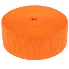 Orange Streamer - Valentina's Party World - Dulceria Importaciones ...