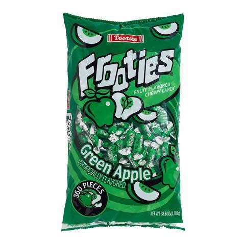 Frooties Green Apple 360ct - Valentina's Party World - Dulceria ...