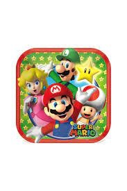 7" Super Mario Plates - Valentina's Party World - Dulceria ...