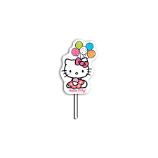 Hello Kitty Toppers 12ct - Valentina's Party World - Dulceria ...