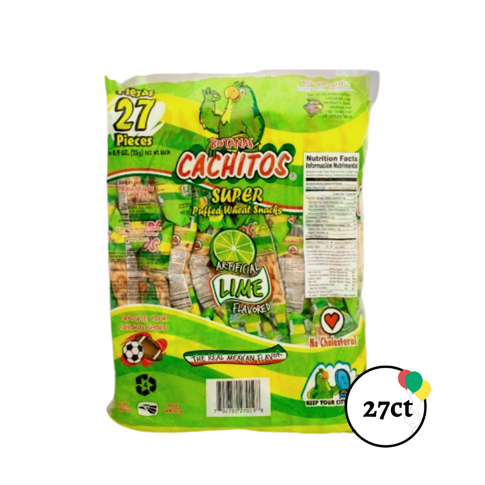 Cachitos Donita Lime Flavor 27ct - Valentina's Party World - Dulceria ...