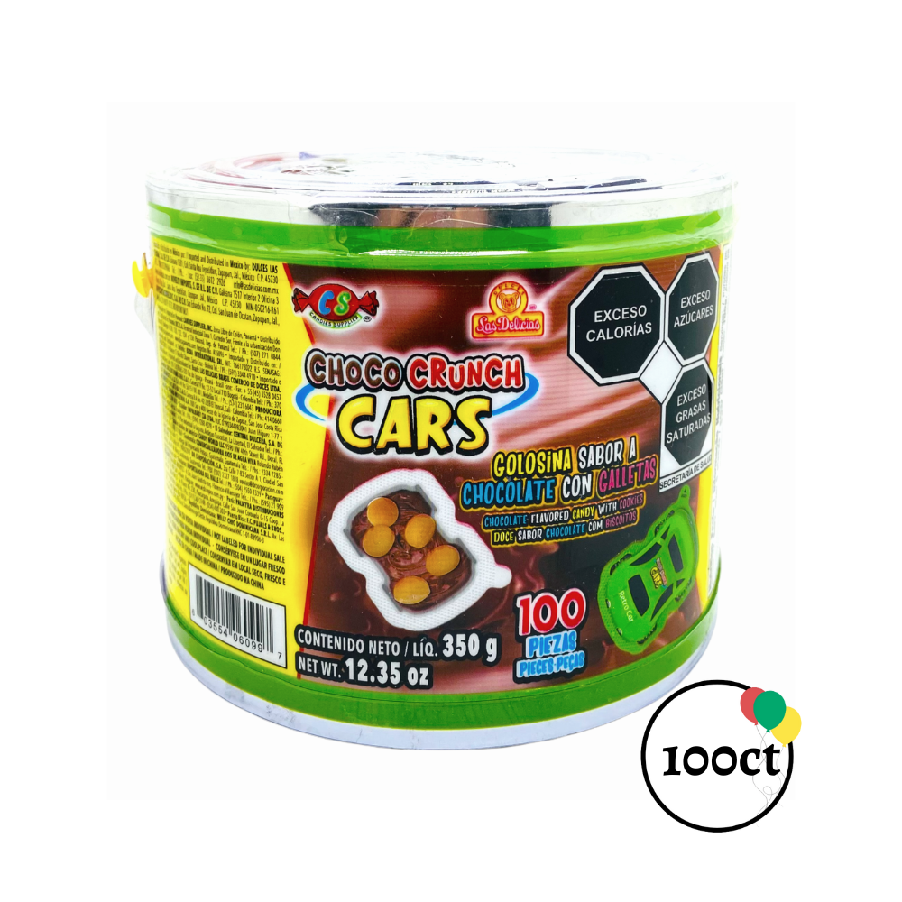 Las Delicias Choco Crunch Cars 100ct - Valentina's Party World ... Las Delicias Choco Crunch Cars 100ct - Valentina's Party World ...