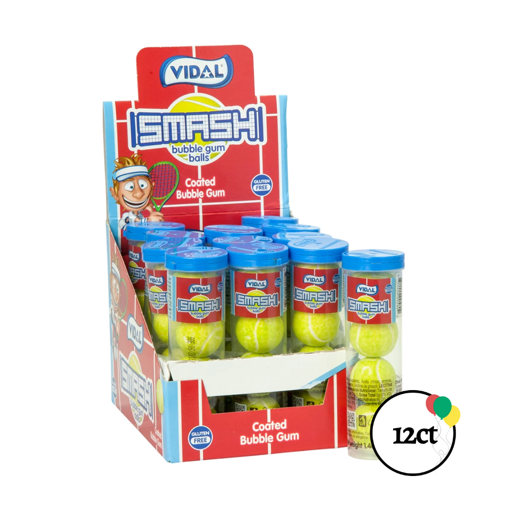 Vidal Smash Bubble Gum Sour - Valentina's Party World - Dulceria ...