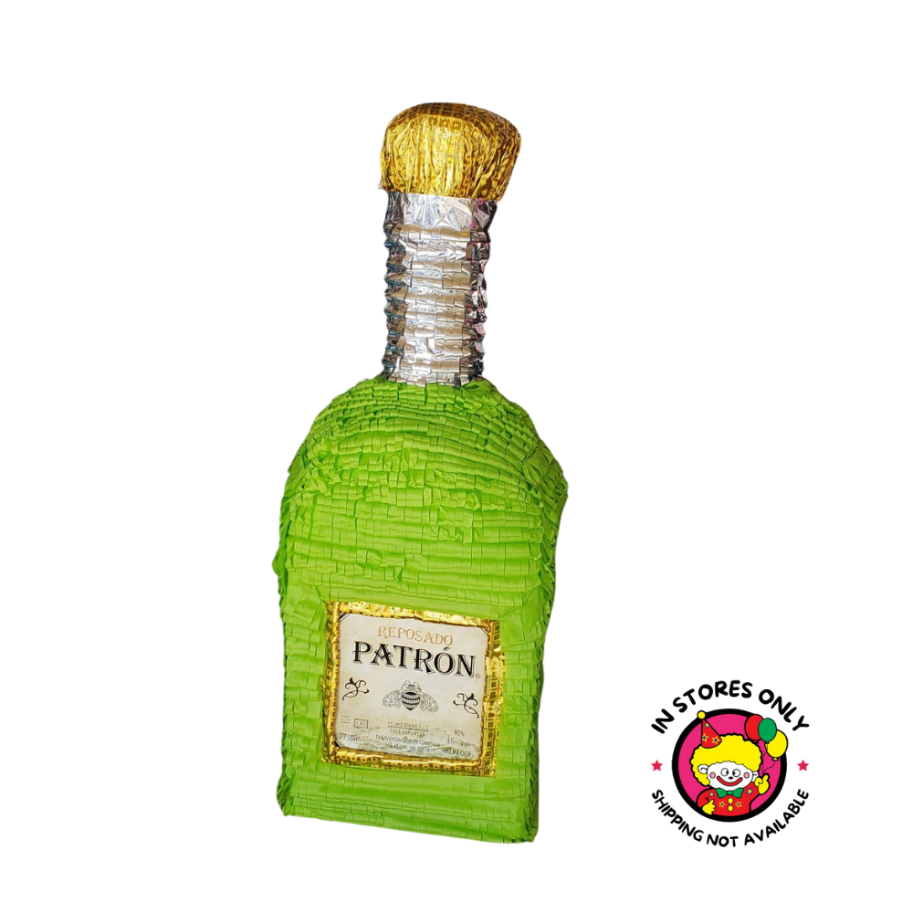 Patron Beer Bottle Figure Piñata - Valentina's Party World - Dulceria ...
