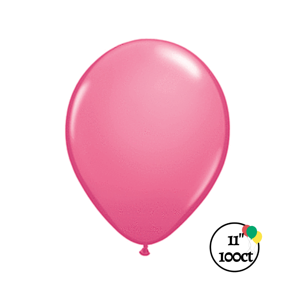 Qualatex Rose 11" 100ct - Valentina's Party World - Dulceria ...