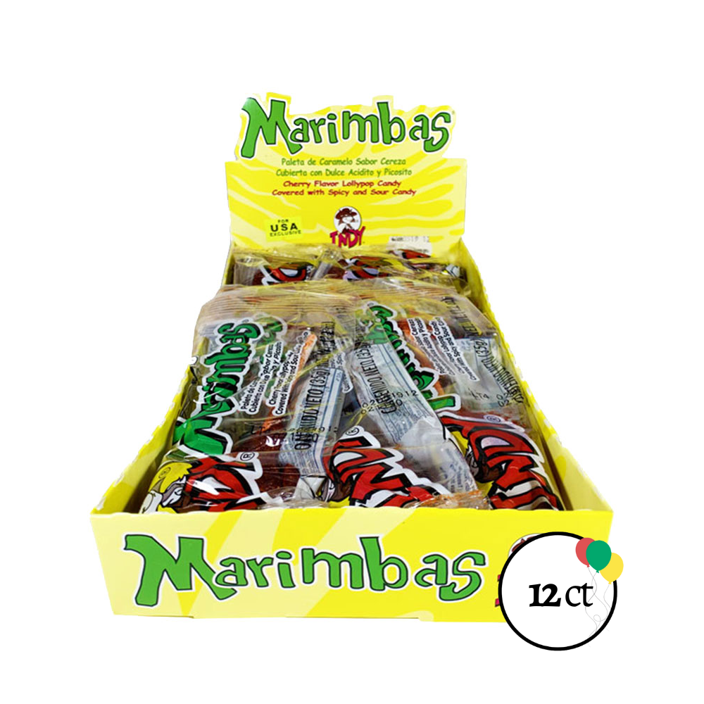 Marimbas Indy 12ct - Valentina's Party World - Dulceria Importaciones ...