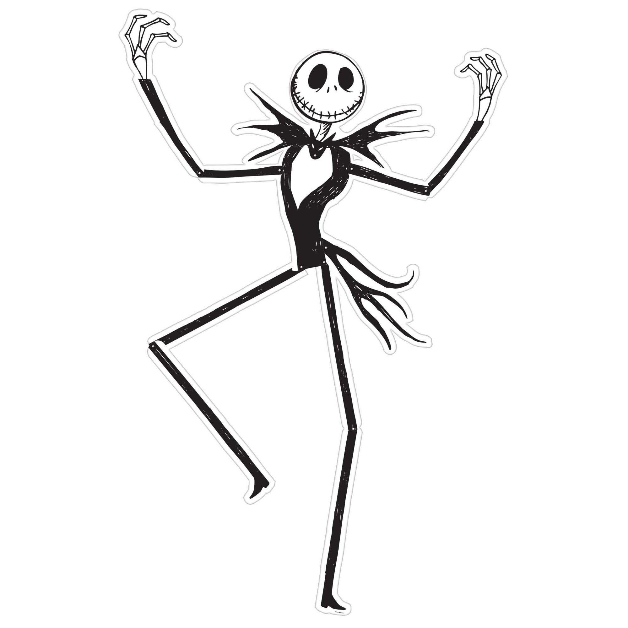 Disney Tim Burton's Nightmare Before Christmas Jointed Paper Cutout ...
