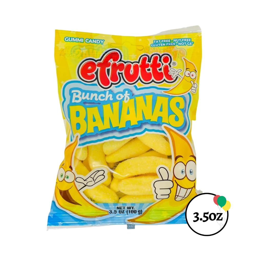 Efrutti Bunch of Banana 3.5 oz - Valentina's Party World - Dulceria ...