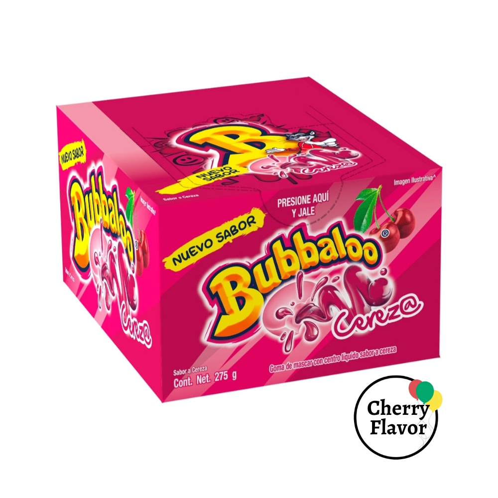 Bubbaloo Cereza - Valentina's Party World - Dulceria Importaciones ...
