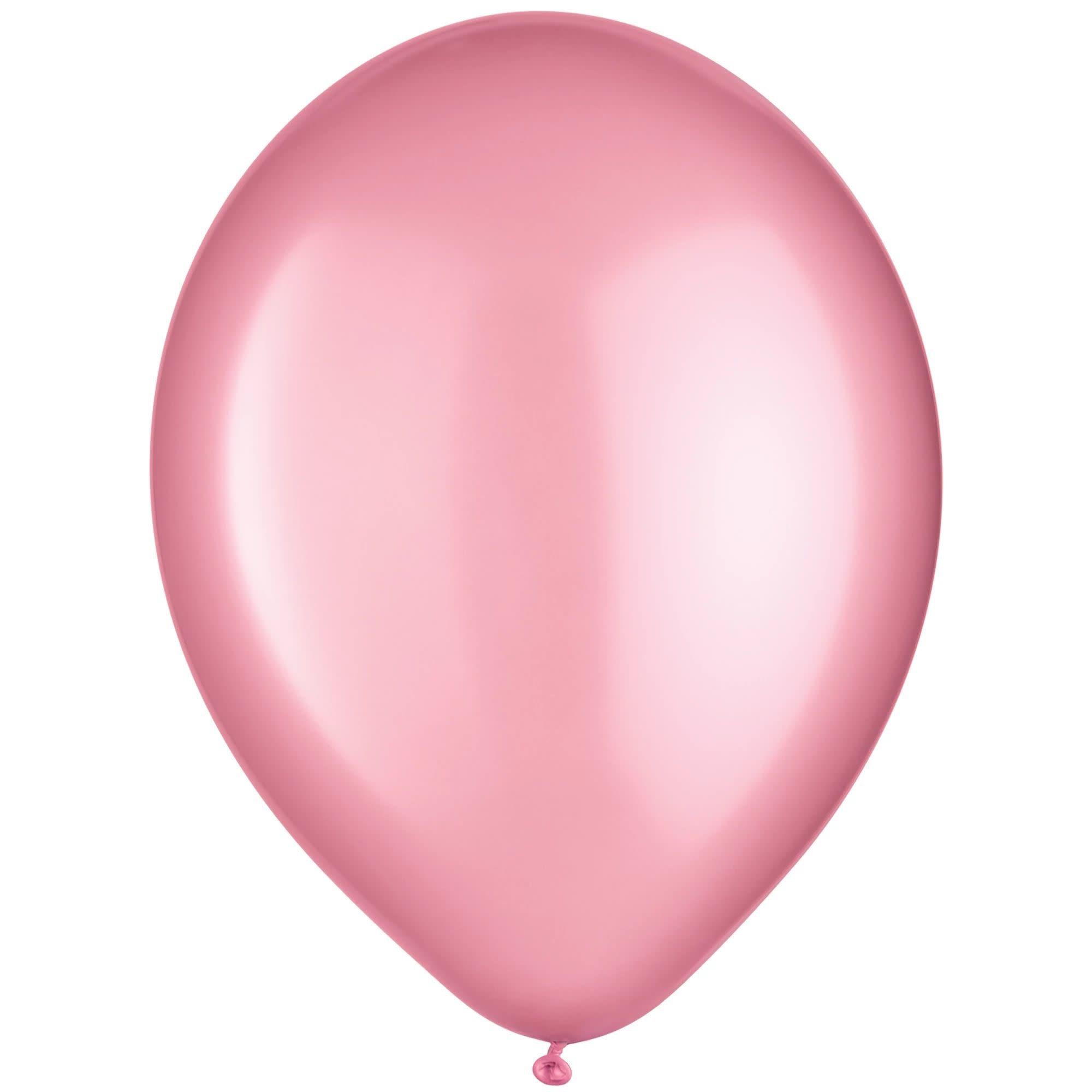New Pink Pearlized Latex Balloons - Bulk - Valentina's Party World ...