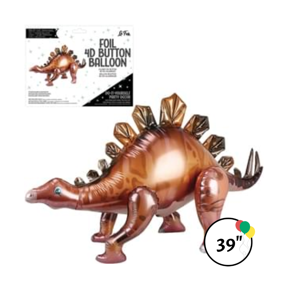 39" Stegosaurus Dinosaur 4D Balloon - Valentina's Party World ...