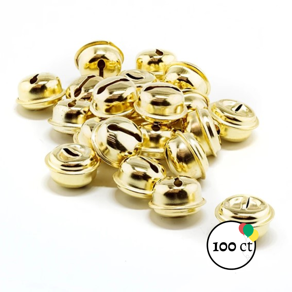 Cascabeles Dorados 10mm, 100% Metal - Valentina's Party World ...