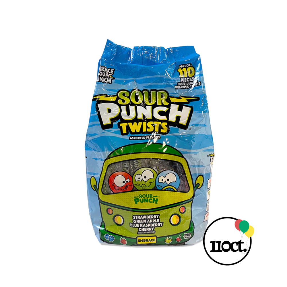 Sour Punch Twists 110ct. - Valentina's Party World - Dulceria ...