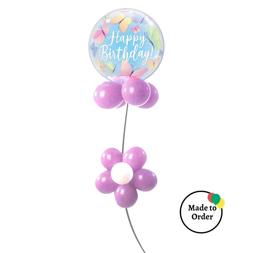Flower Power Helium Decor Inflate - Valentina's Party World - Dulceria ...