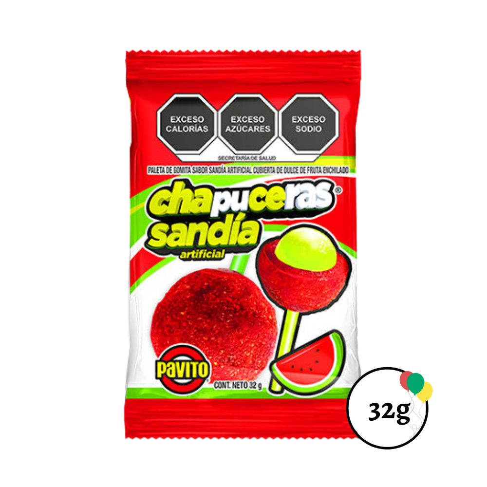 Chapuceras Sandia 12 Paletas - Valentina's Party World - Dulceria ...