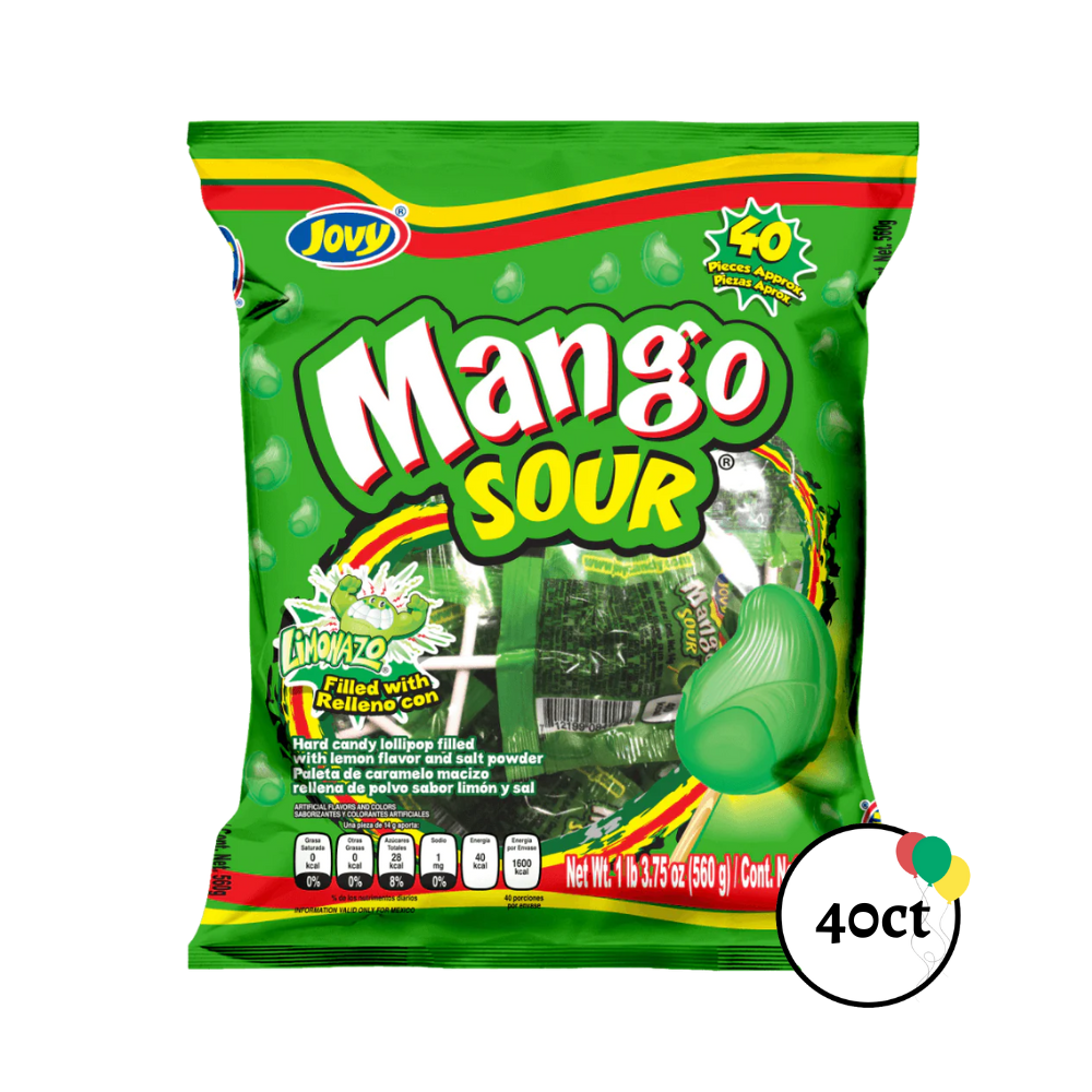 Mango Sour 40ct - Valentina's Party World - Dulceria Importaciones ...