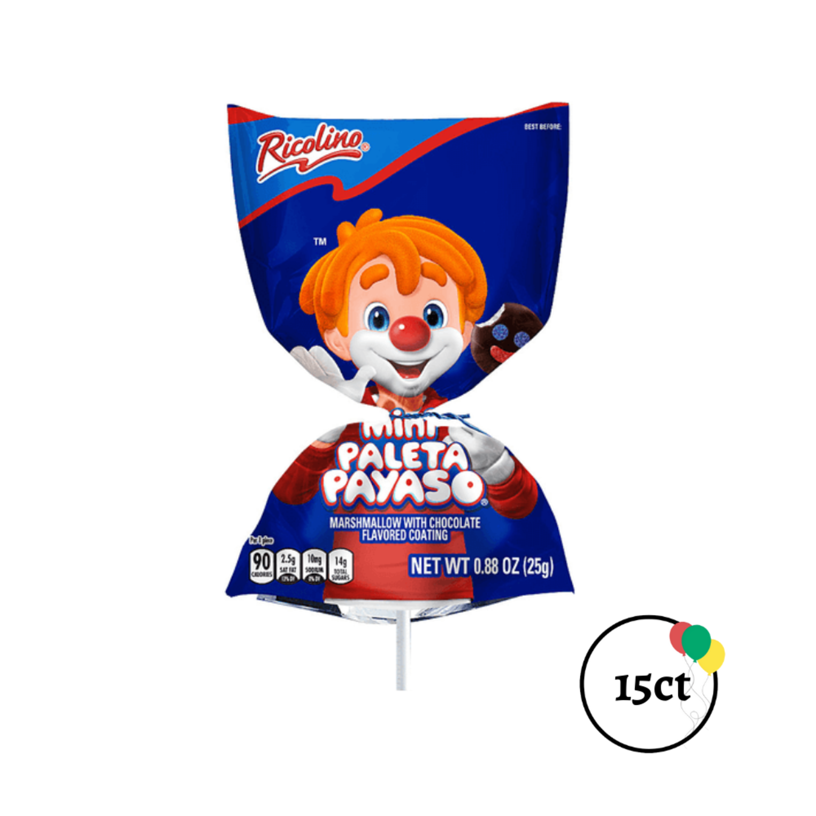 Paleta Payaso Mini - Valentina's Party World