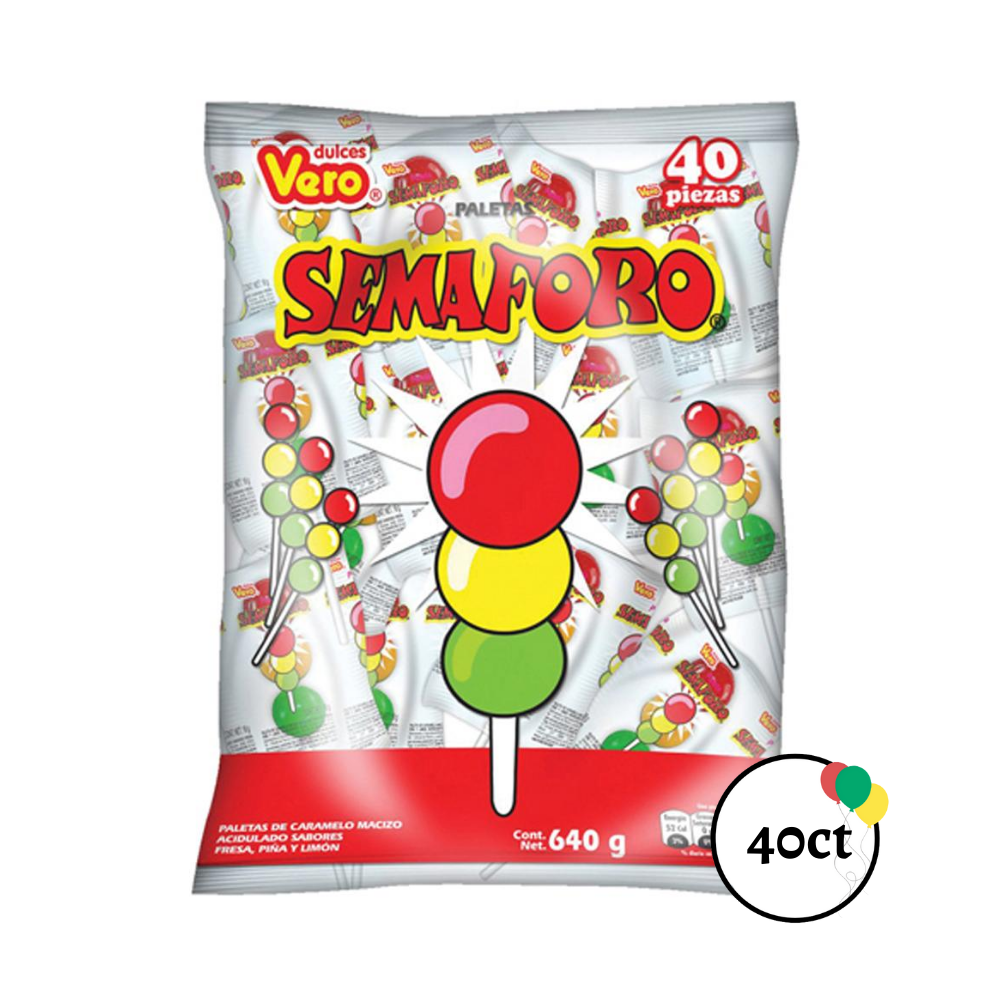 Paleta Semaforo - Valentina's Party World - Dulceria Importaciones ...