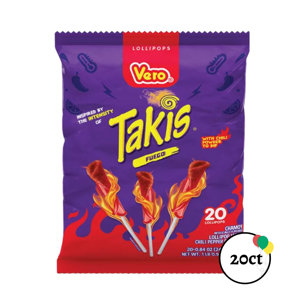 Paleta Takis 20ct - Valentina's Party World - Dulceria Importaciones ...