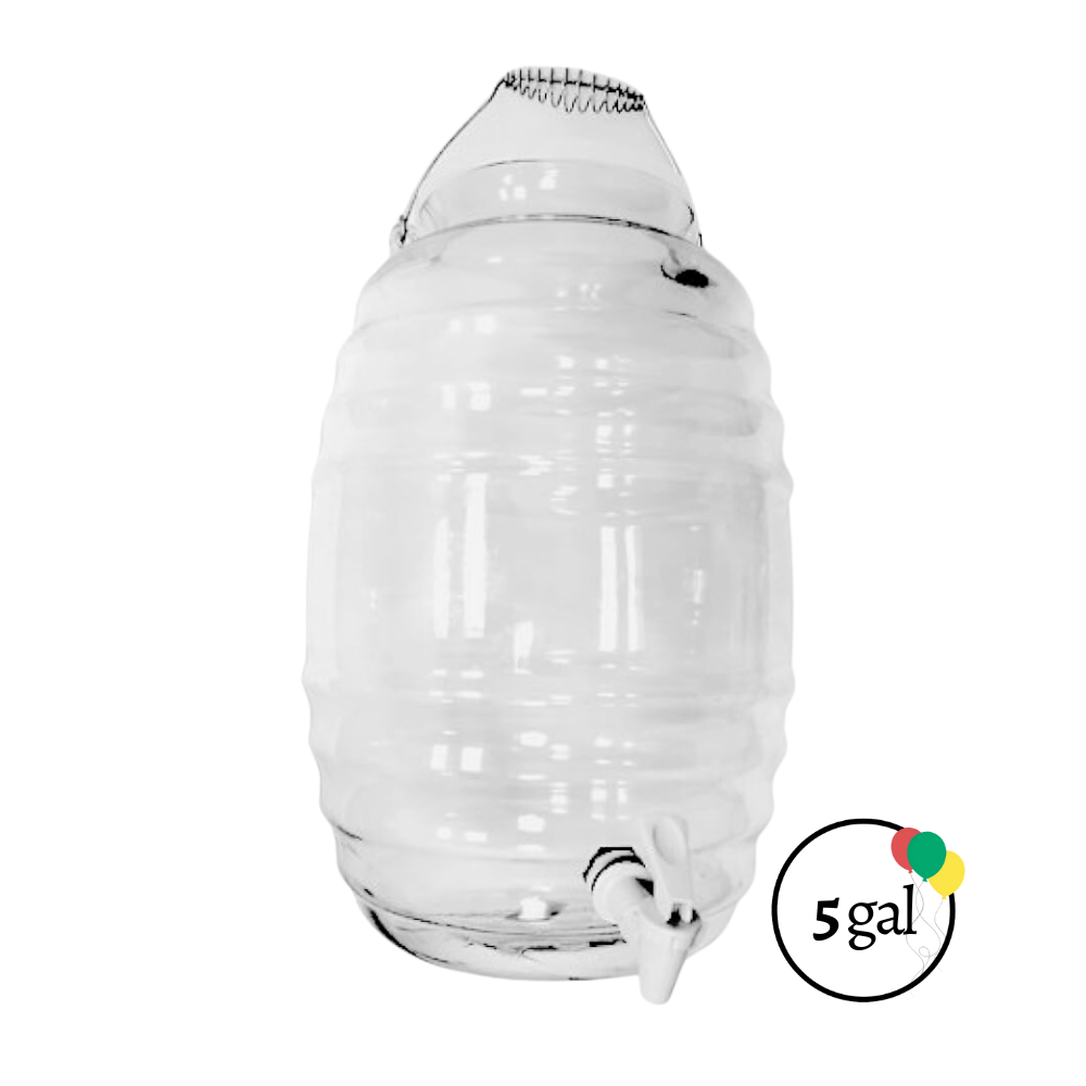 Vitrolero 5gal con Llave y Tapa - Valentina's Party World - Dulceria ...