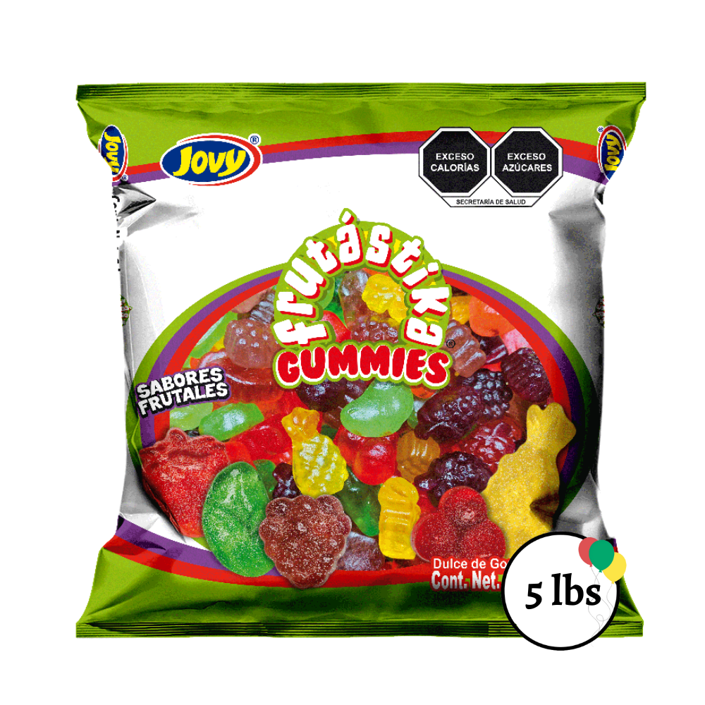 Jovy Gummy Frutastika 5lb - Valentina's Party World - Dulceria ...