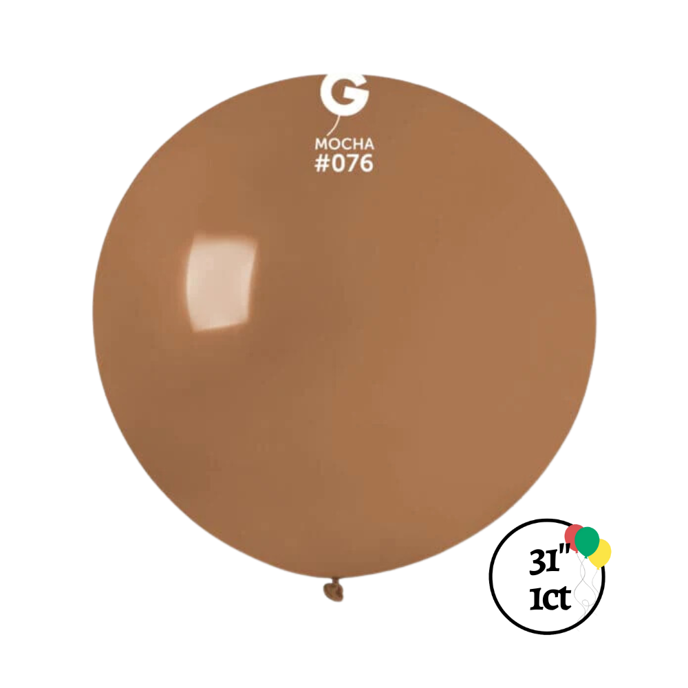 Gemar 31" Mocha Balloon - Valentina's Party World - Dulceria ...