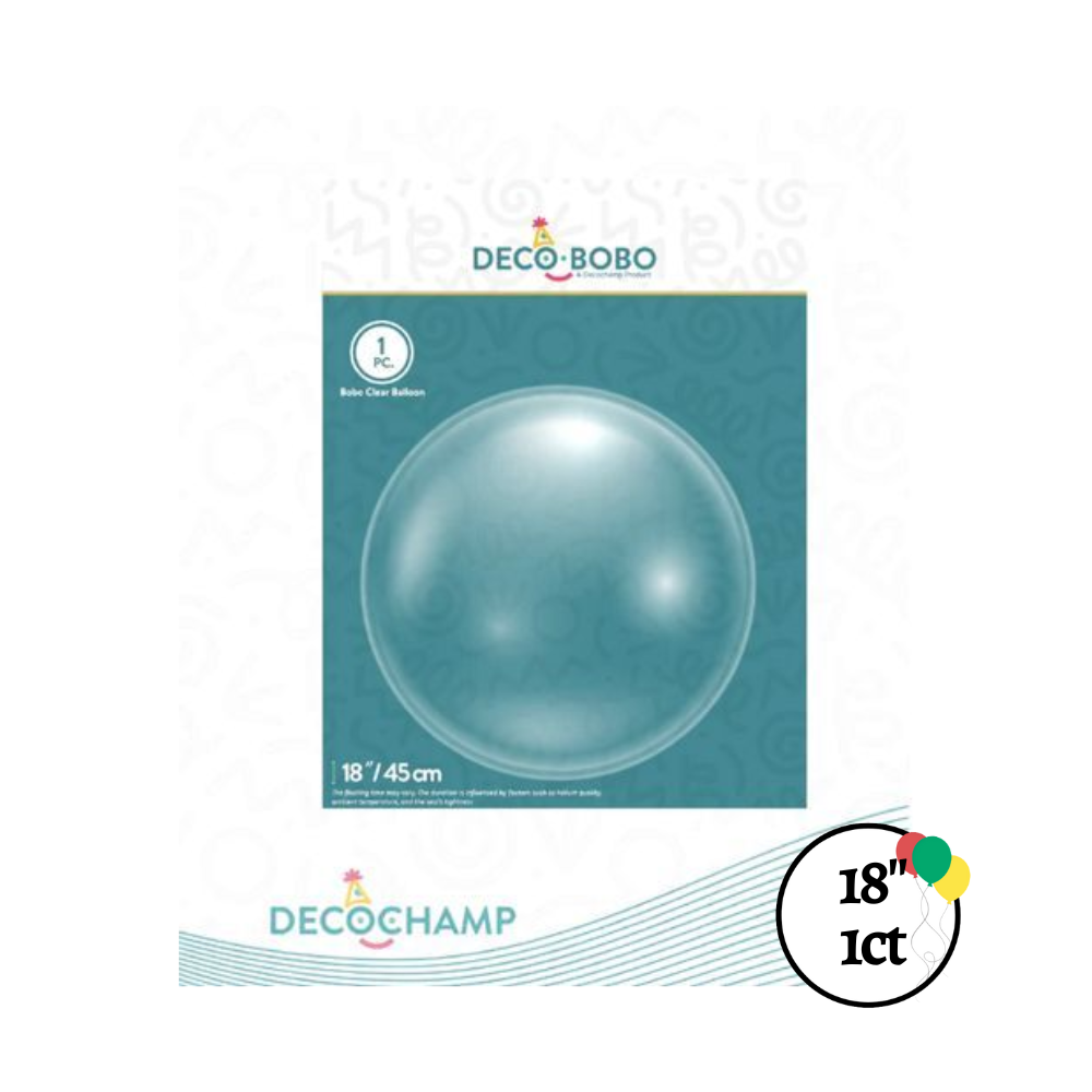 DecoBobo 18" Bubble Balloon - Valentina's Party World - Dulceria ...