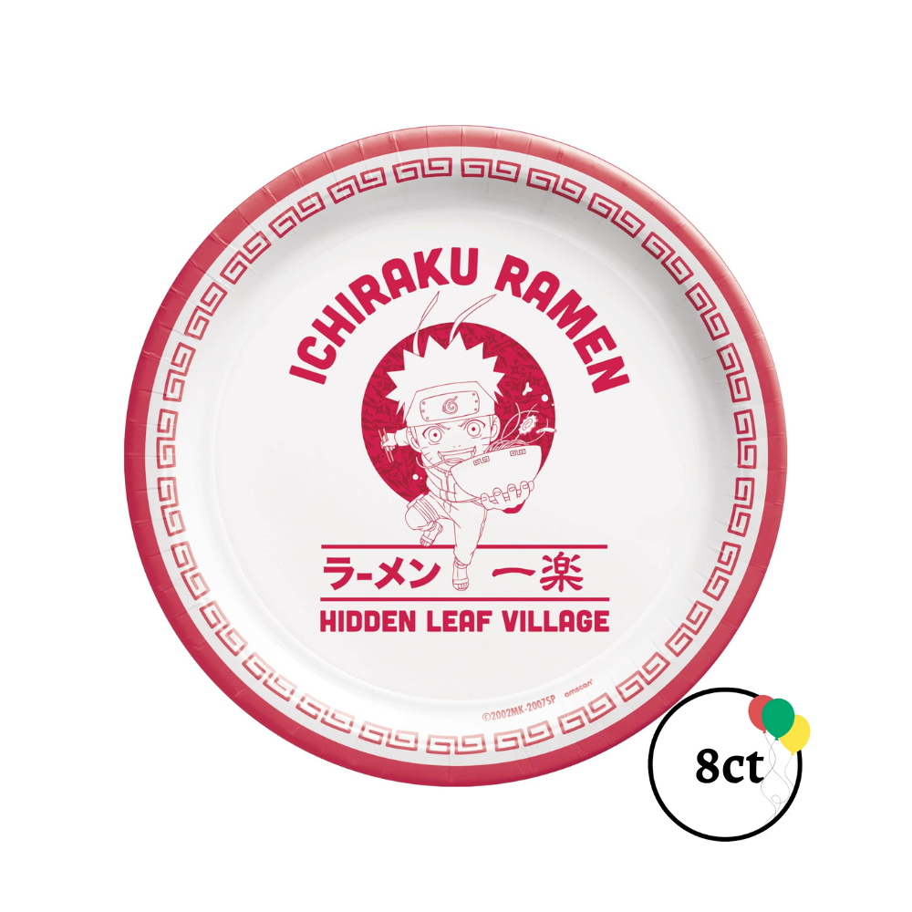 Naruto 7" Cake Plates - Valentina's Party World - Dulceria ...