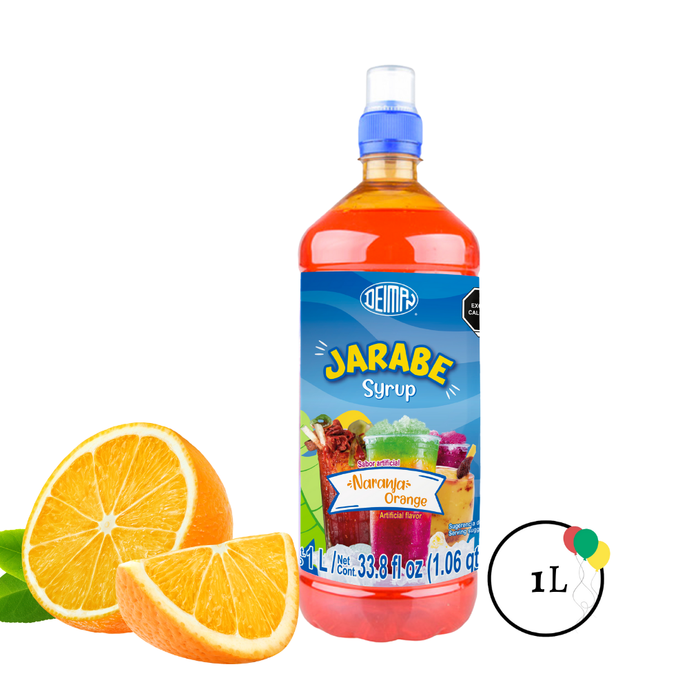 Deiman Jarabe/Syrup Naranja - Valentina's Party World - Dulceria ...