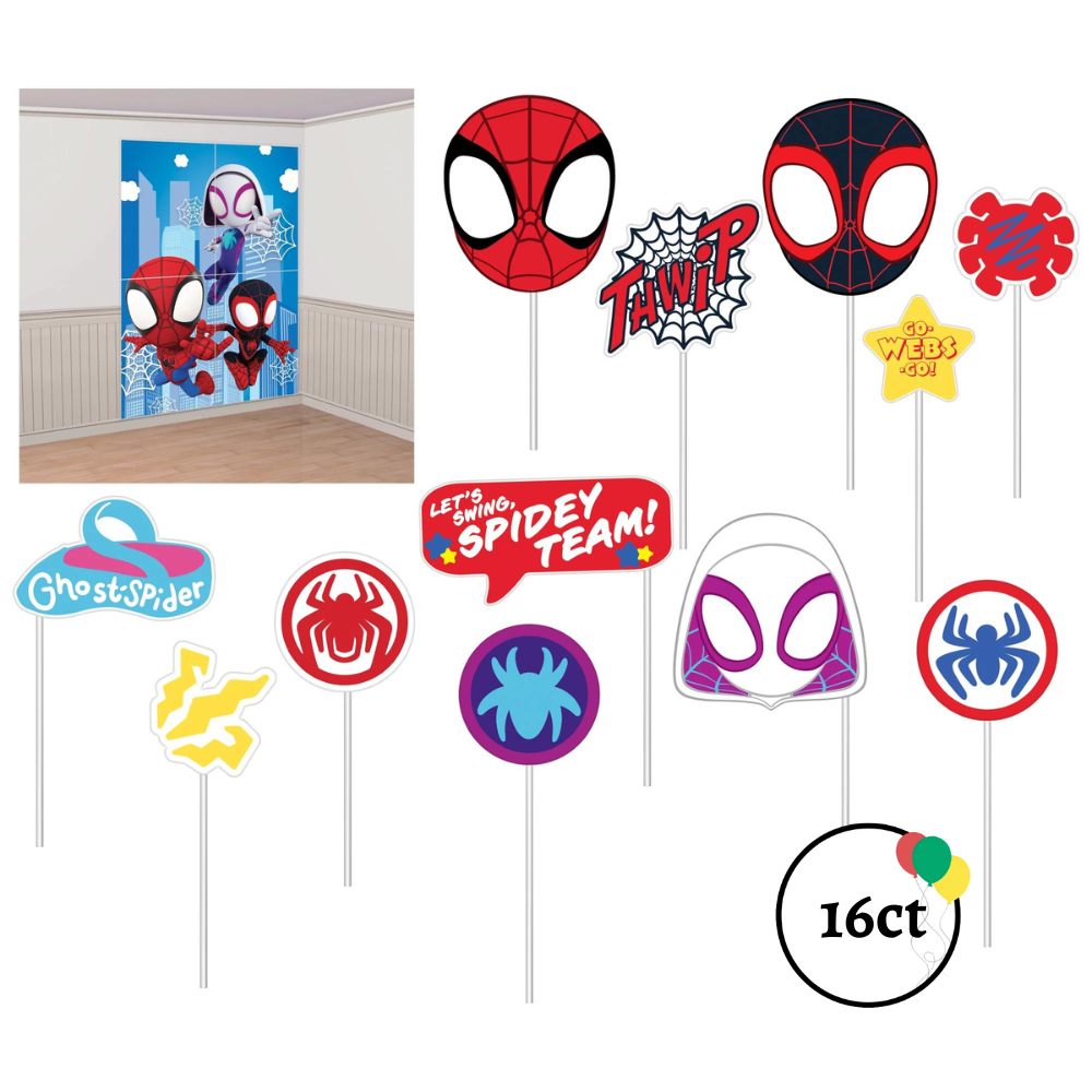 Spidey and his Amazing Friends Backdrop 4ct. 27.8 x 40.1 in (70.6 x 101 ...