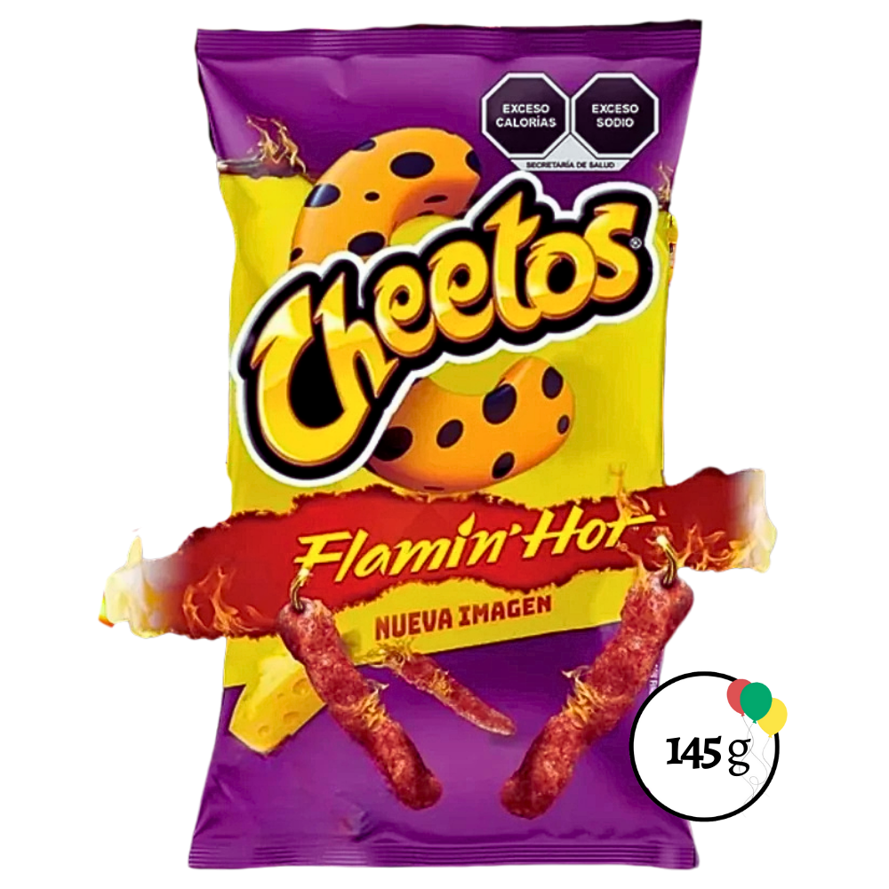 Cheetos Chips Xtra Flamin Hot - Valentina's Party World - Dulceria ...