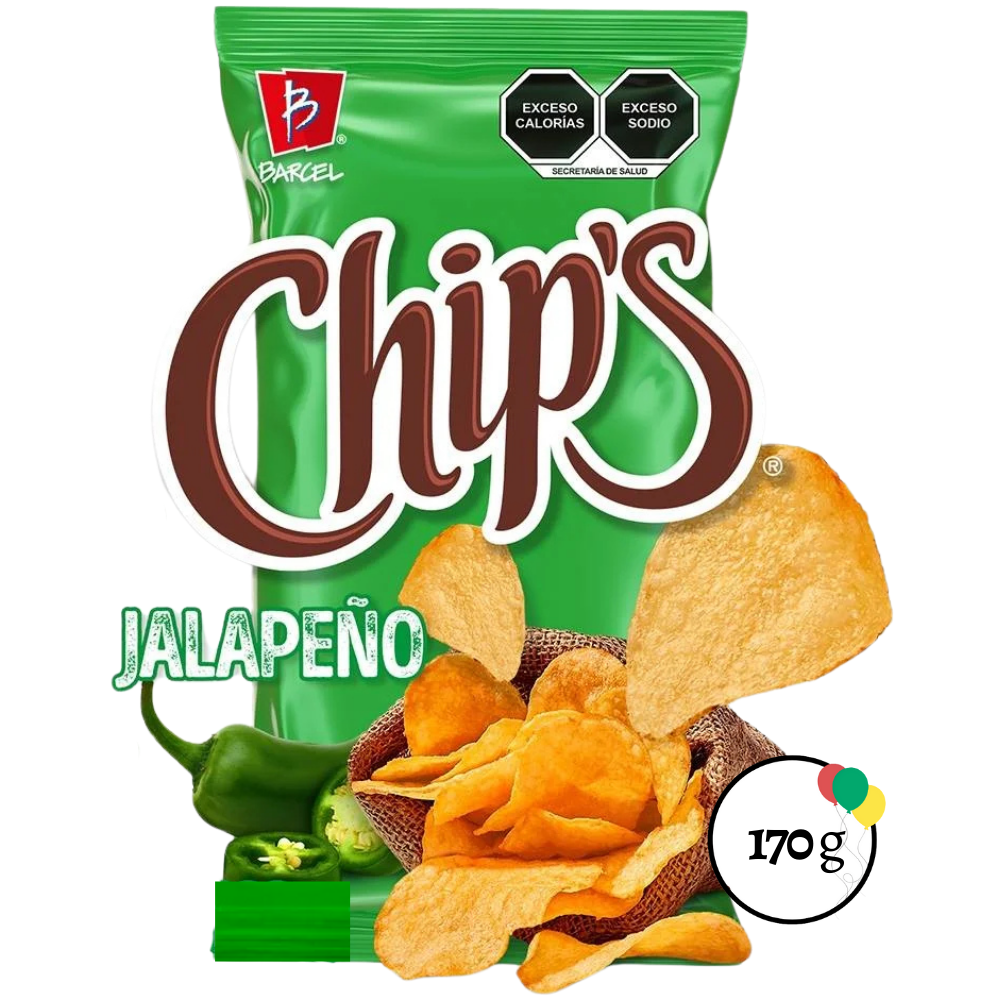Barcel Chip's Jalapeno - Valentina's Party World - Dulceria ...