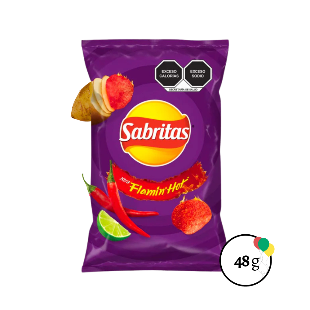 Sabritas Sabritas Flamin Hot 48g - Valentina's Party World - Dulceria ...