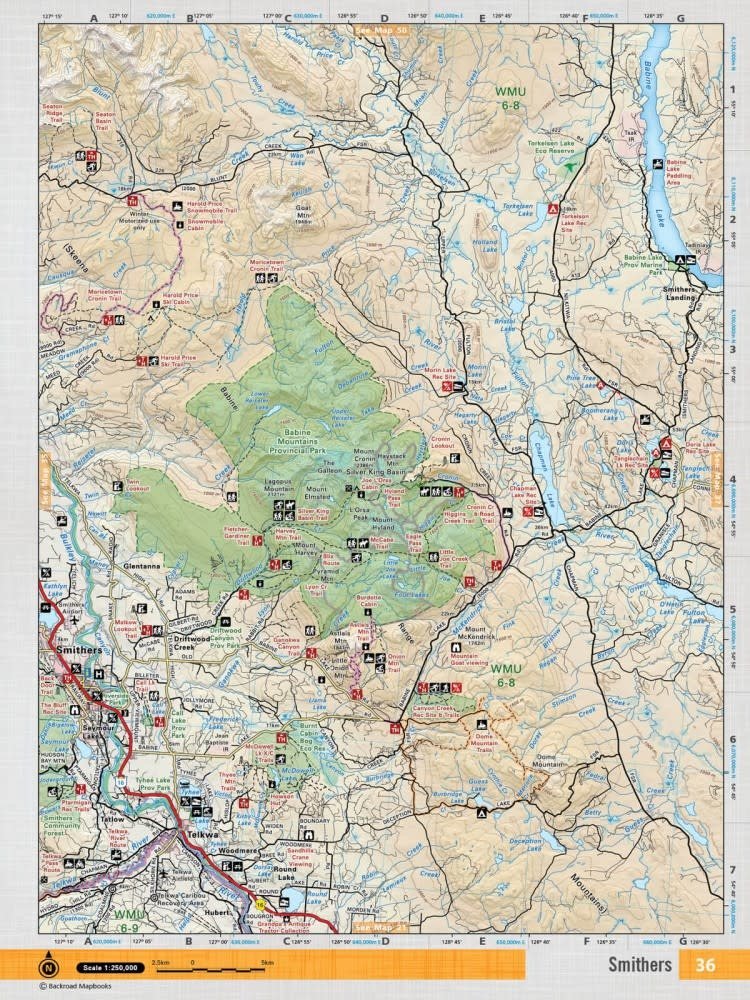 Backroads Mapbooks British Columbia Topo Maps - Outdoor Essentials