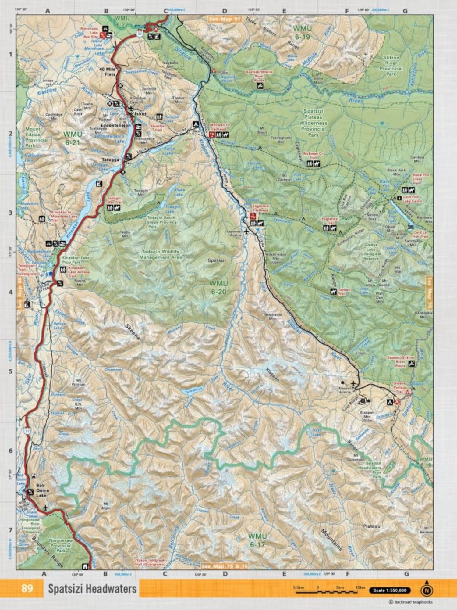 Backroads Mapbooks British Columbia Topo Maps - Outdoor Essentials Backroads Mapbooks British Columbia Topo Maps - Outdoor Essentials