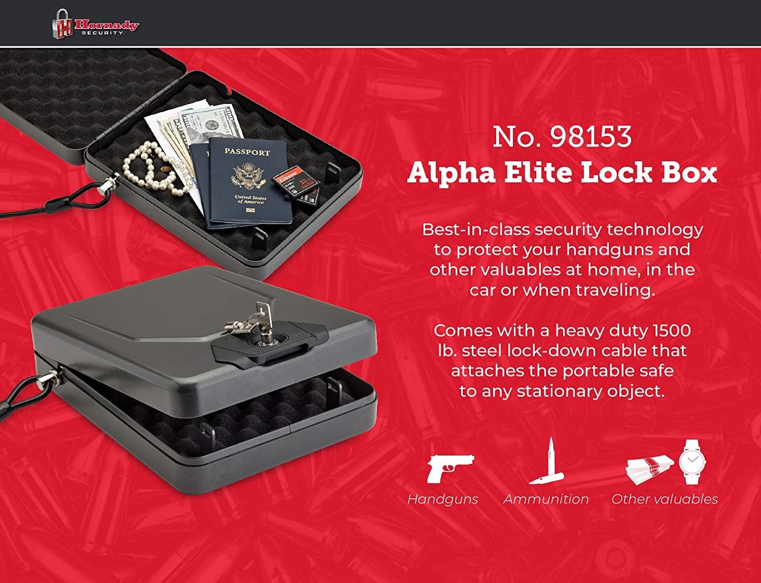 Hornady Alpha Elite Lock Box - Outdoor Essentials
