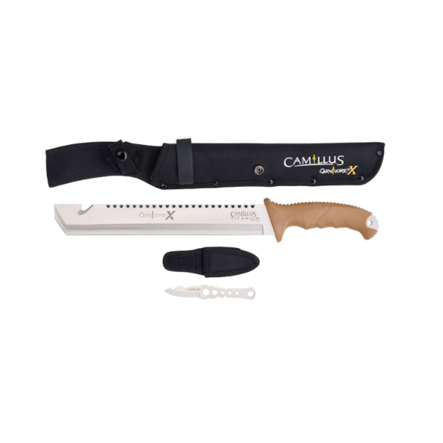Camillus Carnivore X 18" Titanium Bonded Machete - Outdoor Essentials