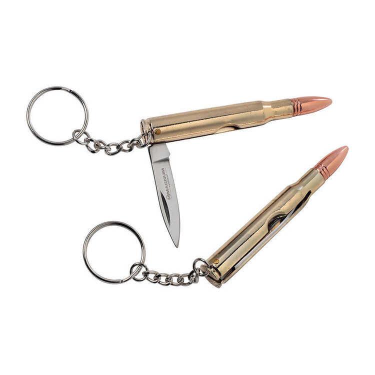 Rite Edge 30-06 Bullet Keychain Folding Knife - Outdoor Essentials