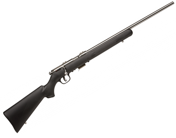 Savage Mark II F Bolt-Action Rimfire Rifle, Black Synthetic Stock ...