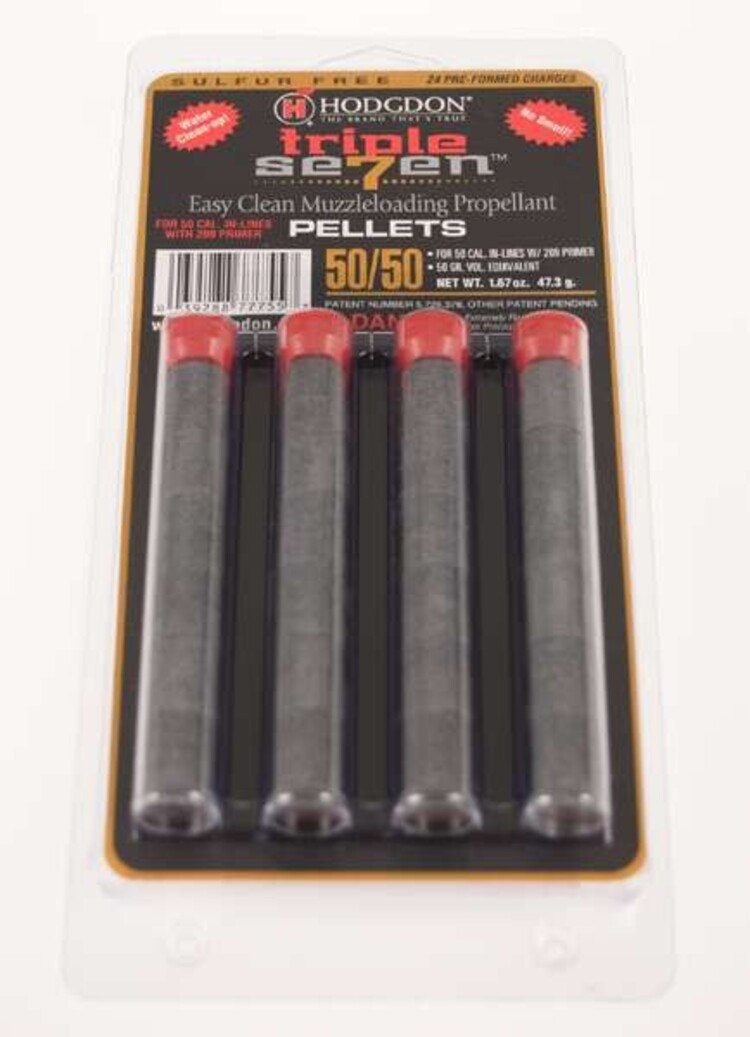 Hodgdon Triple Seven Pellets Black Powder Substitute .50 Caliber 24 ...